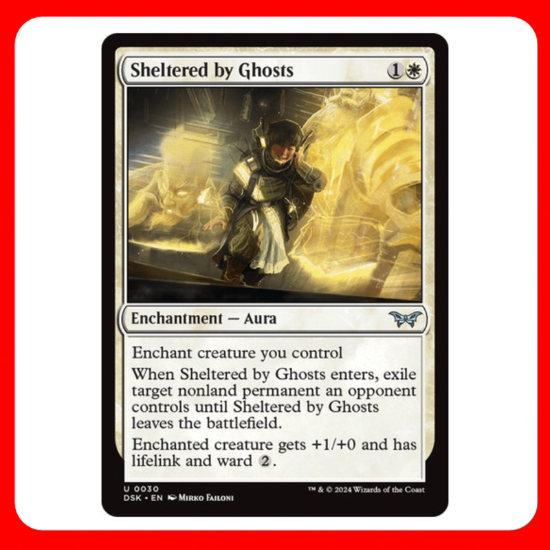 [MTG] Sheltered by Ghosts [DSK] [WHITE] [UNCOM] [NORMAL] [ENG] (Magic ...