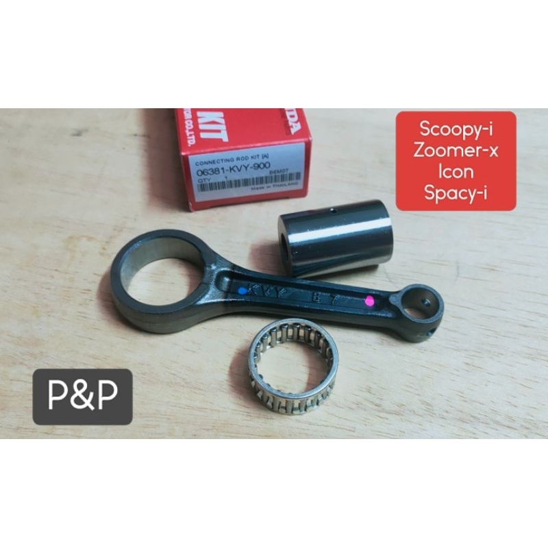 [KVY] Original Connecting Rod Scoopy-i Set Year 09-16 i- con Zoomer-x ...