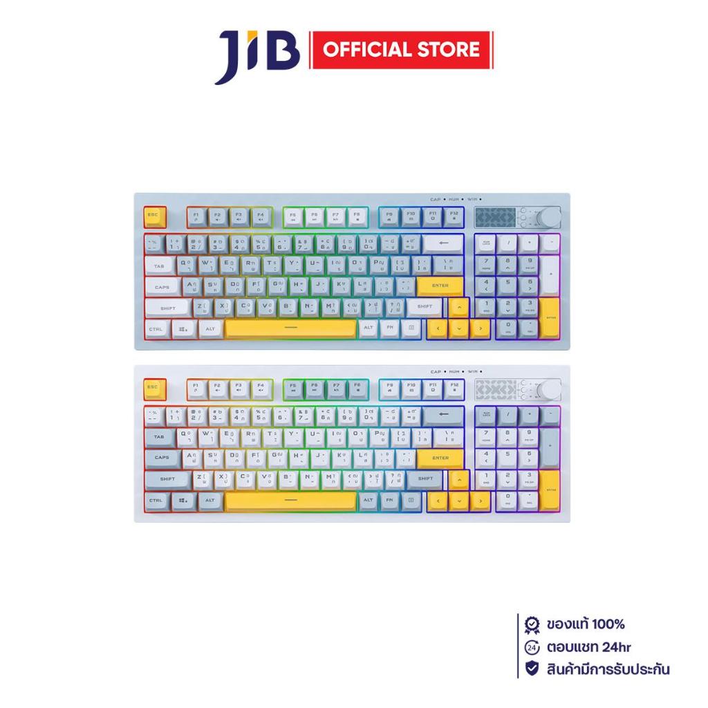 KEYBOARD (KEYBOARD) NUBWO NK55 RUBBER DOME RAINBOW LED EN/TH | Shopee ...