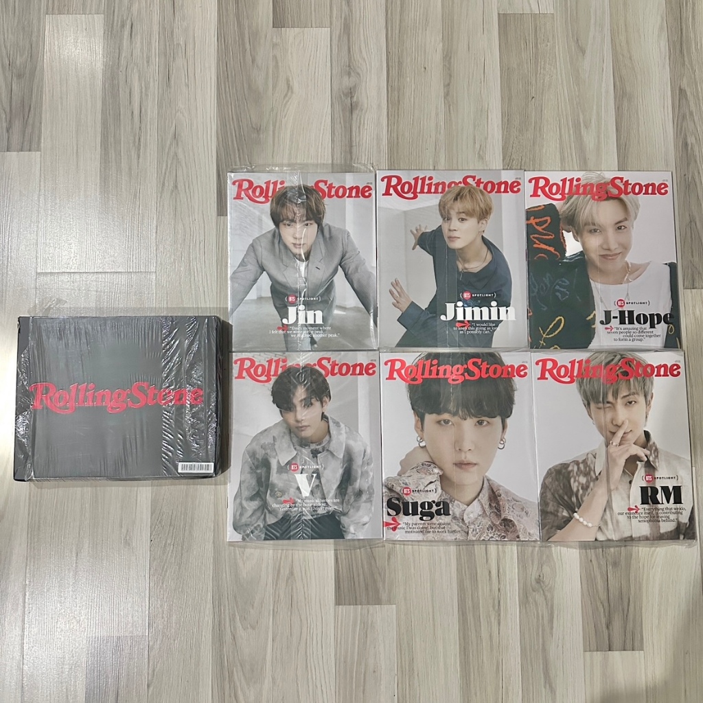 [BTS] Magazine 2021 Rolling Stone-member covers | Shopee Philippines