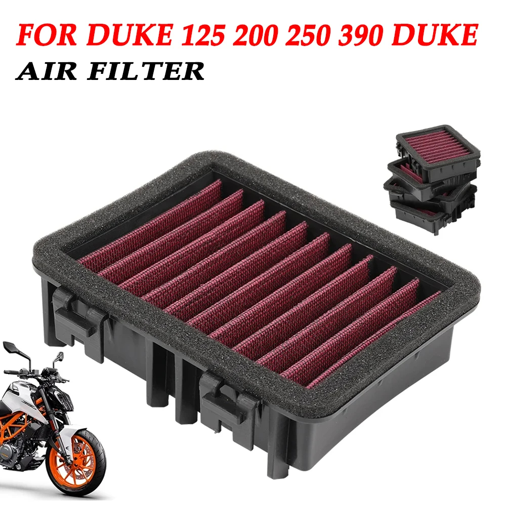 Air Filter Replacement Fuel For KTM Duke 390 125 200 250 390 Adventure ...