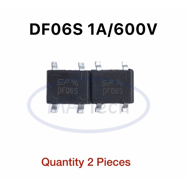 DF06S 1A 600V bridge rectifier 600V 1A Diodes 2 Pcs. | Shopee Philippines