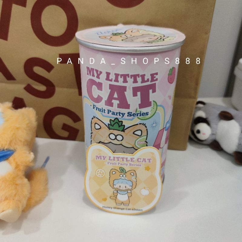 Card Wipe Random Box Cat Keychain Zzton My little Fruit Party Series ...