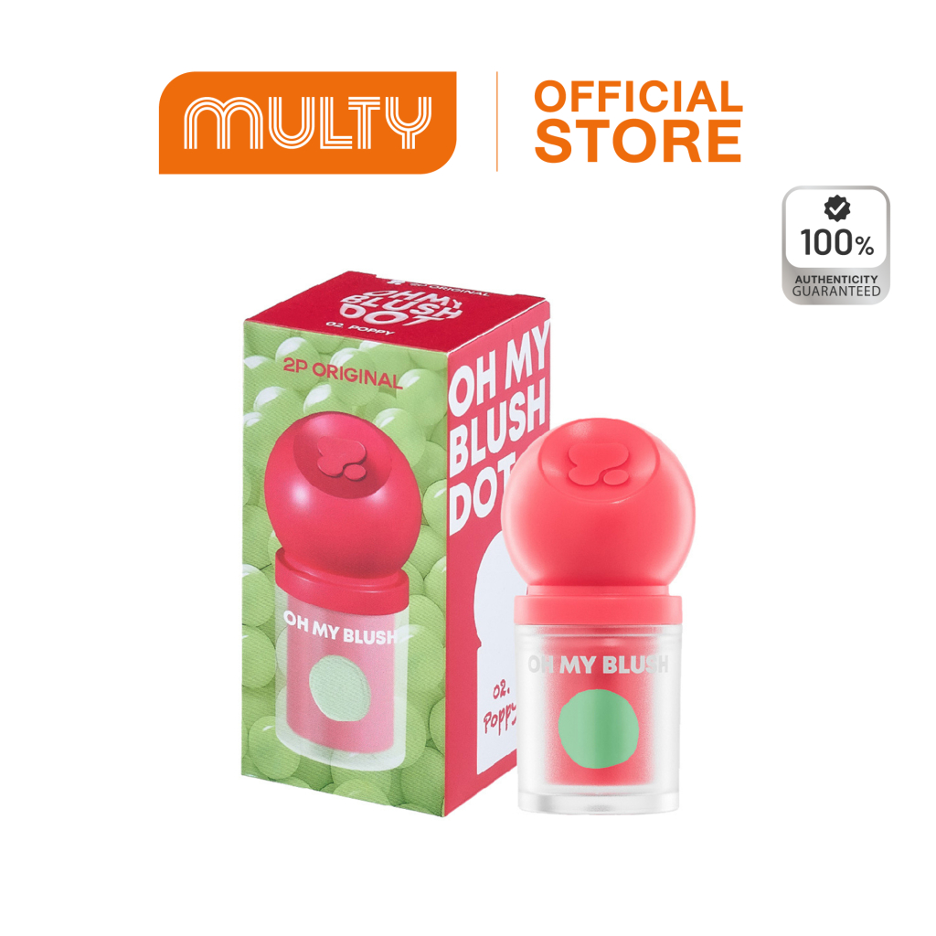 2P ORIGINAL OH MY BLUSH DOT 3 g. Water-Based (Color Number 09-10 No ...