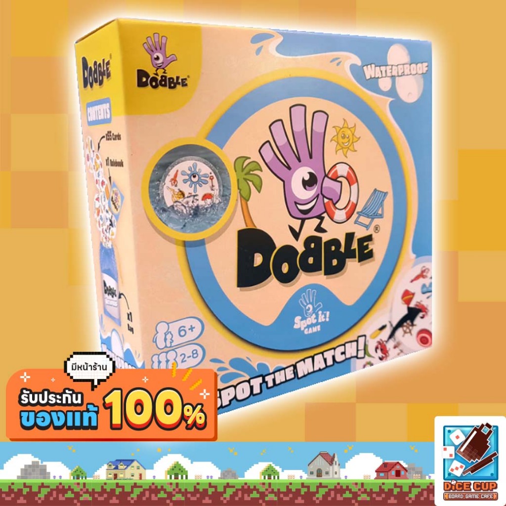 Dobble New Beach Waterproof Board Game | Shopee Philippines