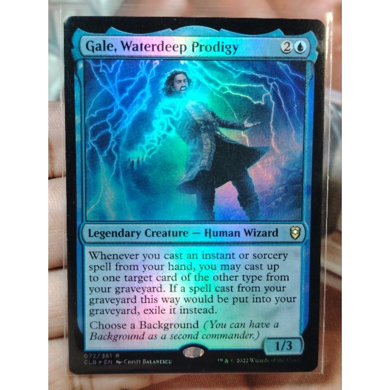 [MTG] Gale Waterdeep Prodigy FOIL [CLB] [BLUE] [RARE] [FOIL] [ENG ...