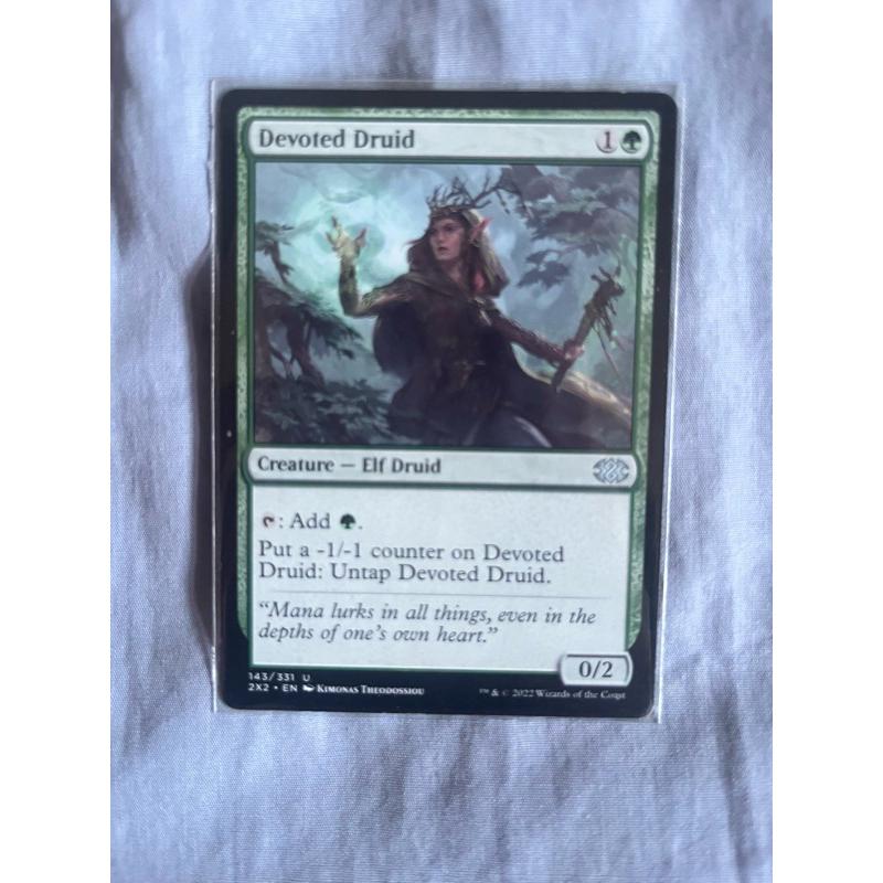 MTG Card Devoted Druid Green Magic the Gathering EDH Set 2X2 Ex-Nm ...