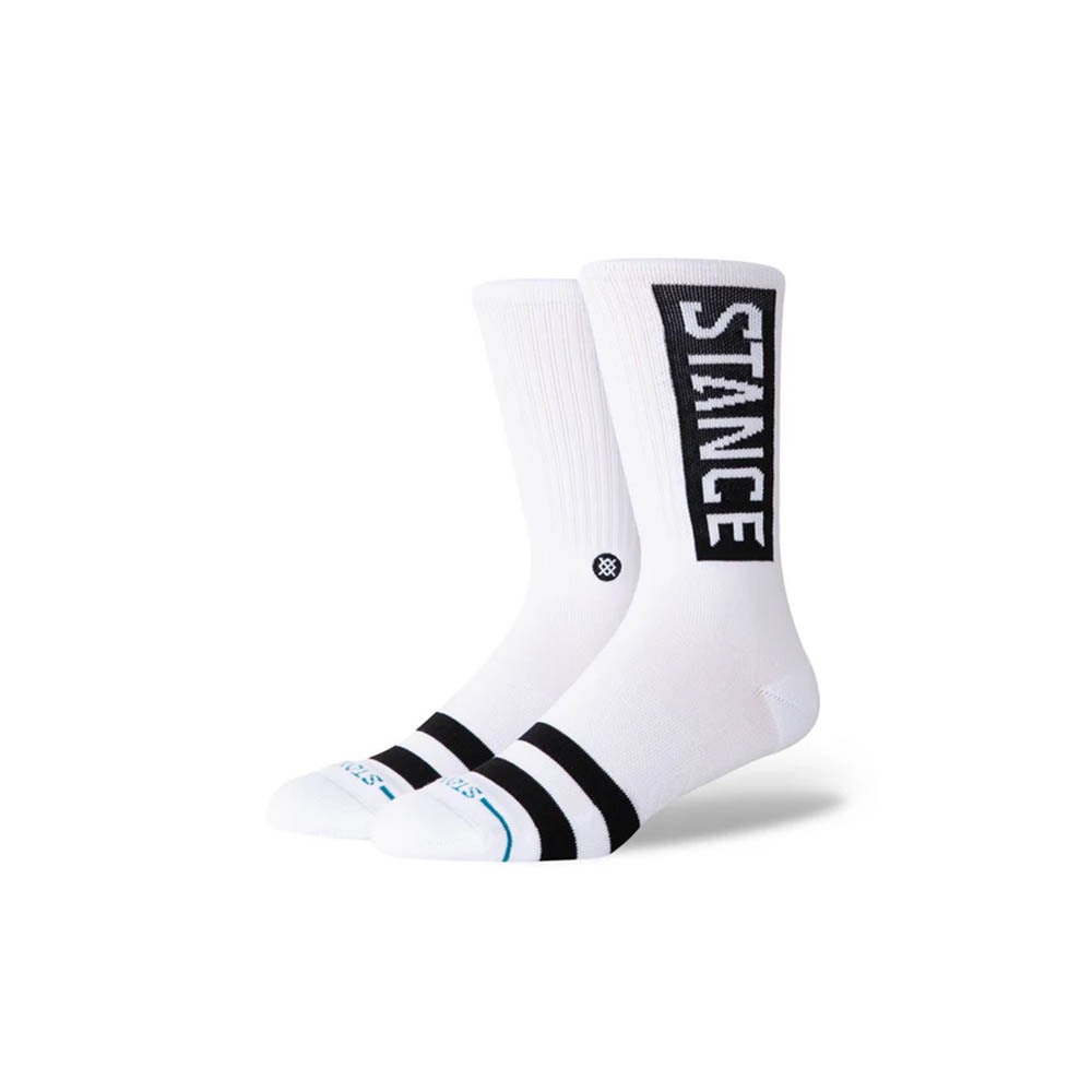 STANCE Socks Model OG White Striped Long | Shopee Philippines