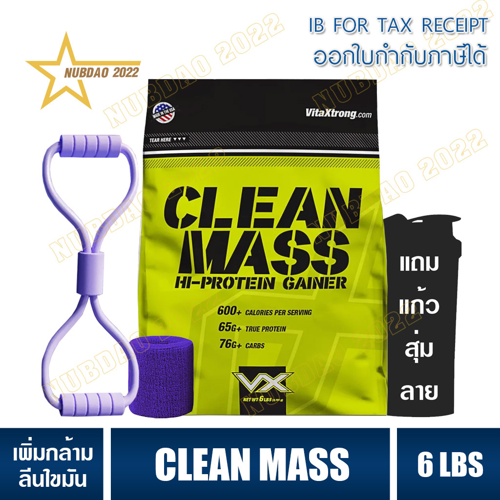 VX CLEAN MASS GAINER 6-10 LBS WHEY PROTEIN Muscle Building/Shovel ...