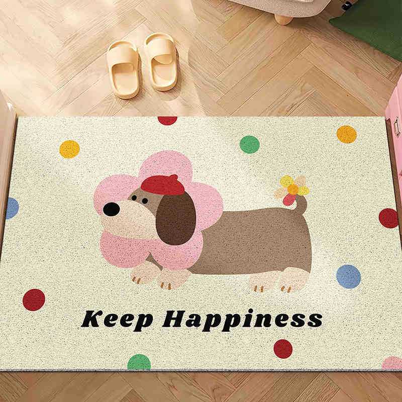 Cute Cartoon Pattern Dust Trap Carpet Helps Gravel Stone Soil Sand From ...