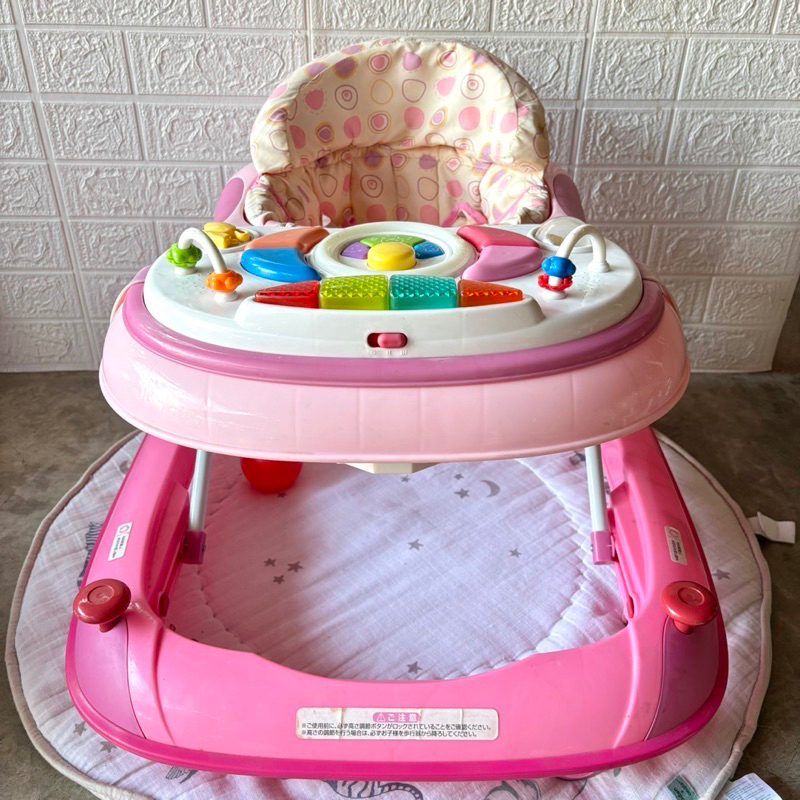 Used Japan JTC Baby Walker Circle-Pink (One Hand 7 xxx) | Shopee Philippines