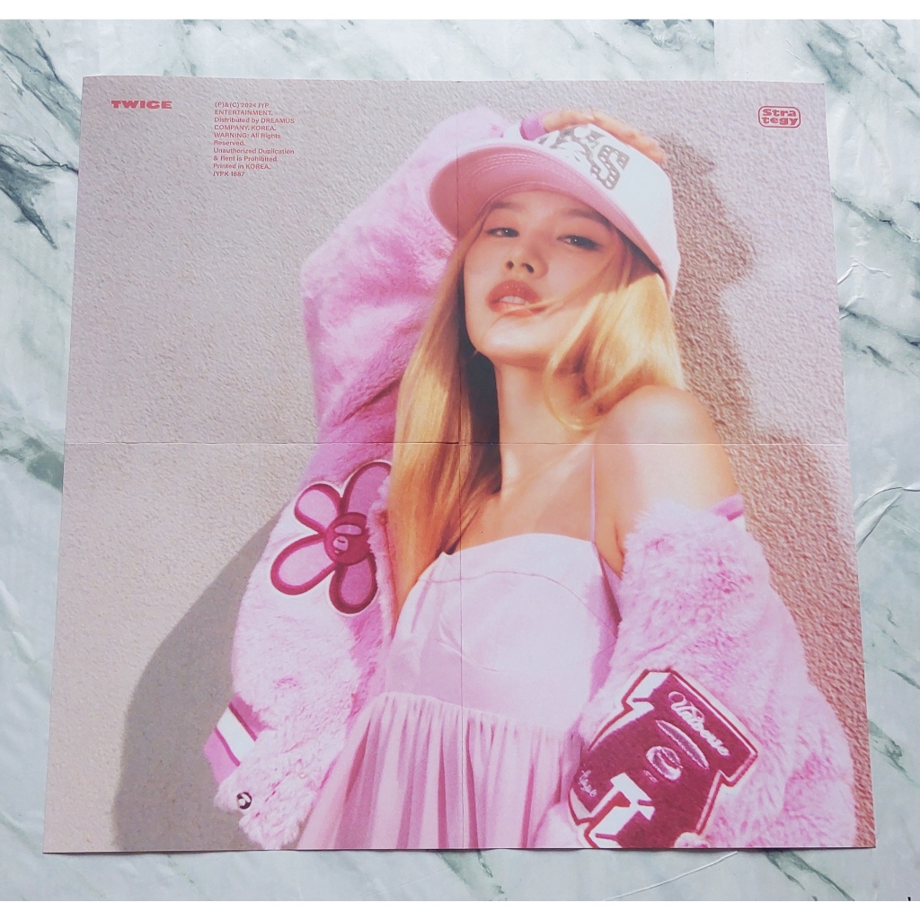 Folded Poster Sana From CD Album TWICE-Strategy Kpop | Shopee Philippines