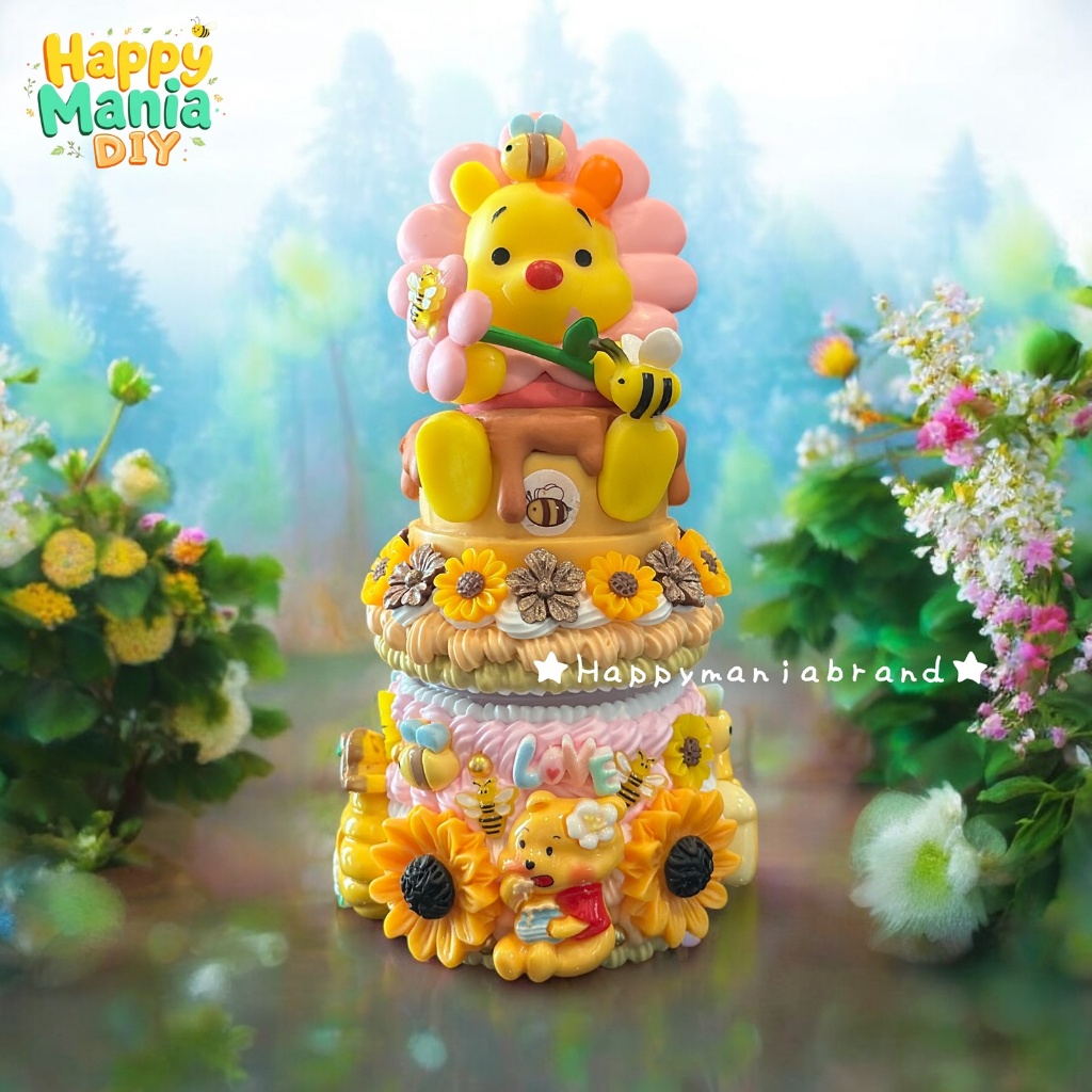 DIY Inhaler Case Cute Flower Pooh Bear One Piece In The World | Shopee ...