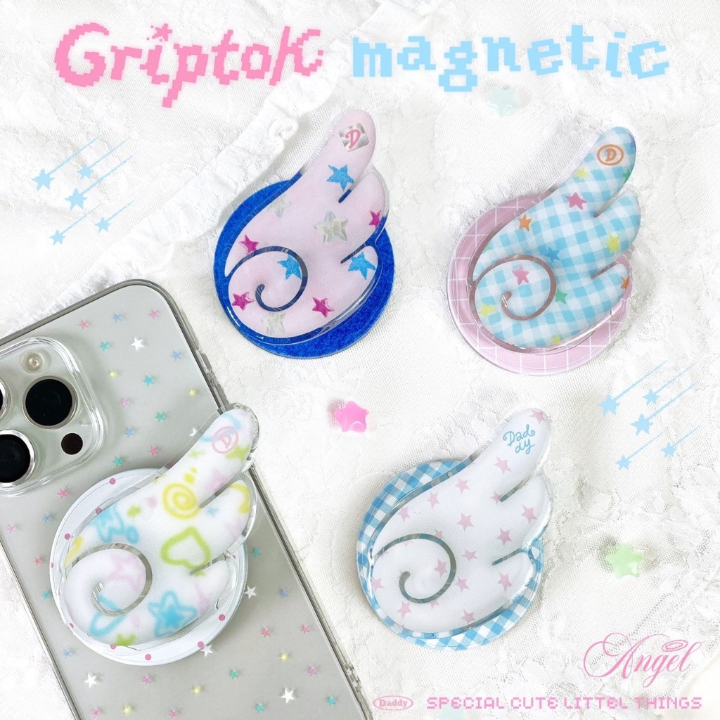 DADDY | Wings Magnetic Griptok Cute | Shopee Philippines