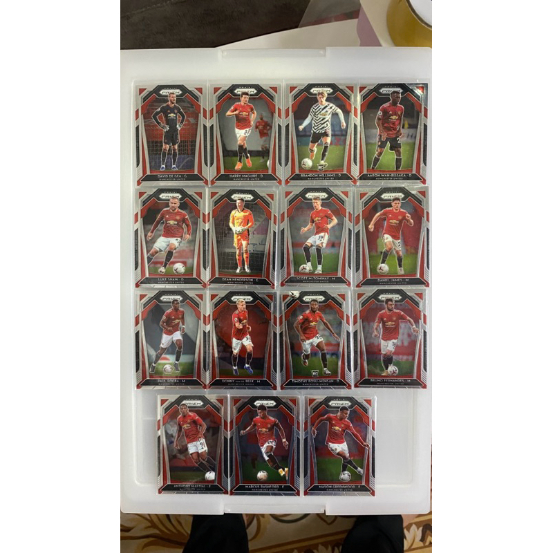 Manchester United SOCCER Player Cards set (Full 15/set) 2020-2021 ...