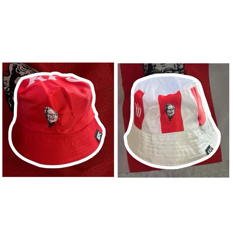 Authentic KFC Bucket hat New Item. | Shopee Philippines