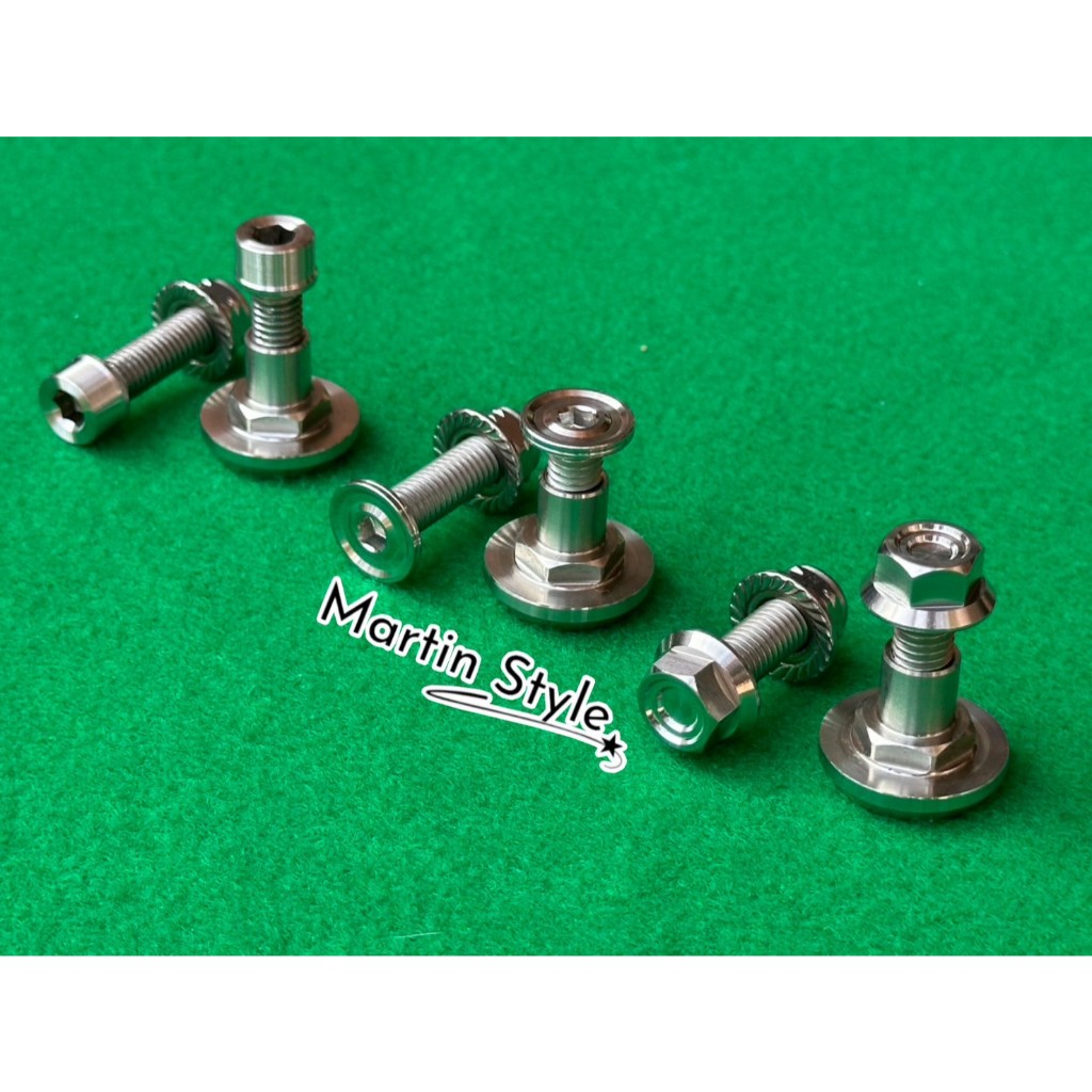 Tipper Cap Mounting Nut Front + Rear. (1 Boot) + (2 Male Stainless Steel) + (1 Female Anti ...