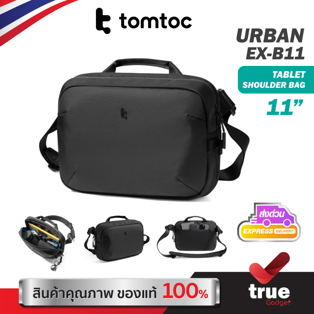 Tomtoc Urban EX-B11 Tablet Shoulder Bag 11" For iPad Size 10.9-11 ...
