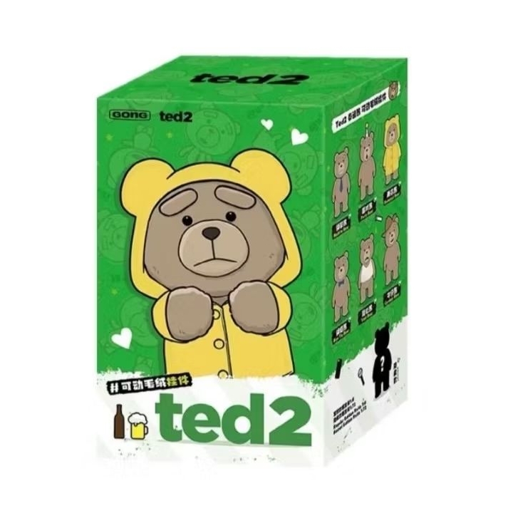 Keychain Ted 2 Teddy Bear Action Plush Pendant Blind Box (Cek Card ...