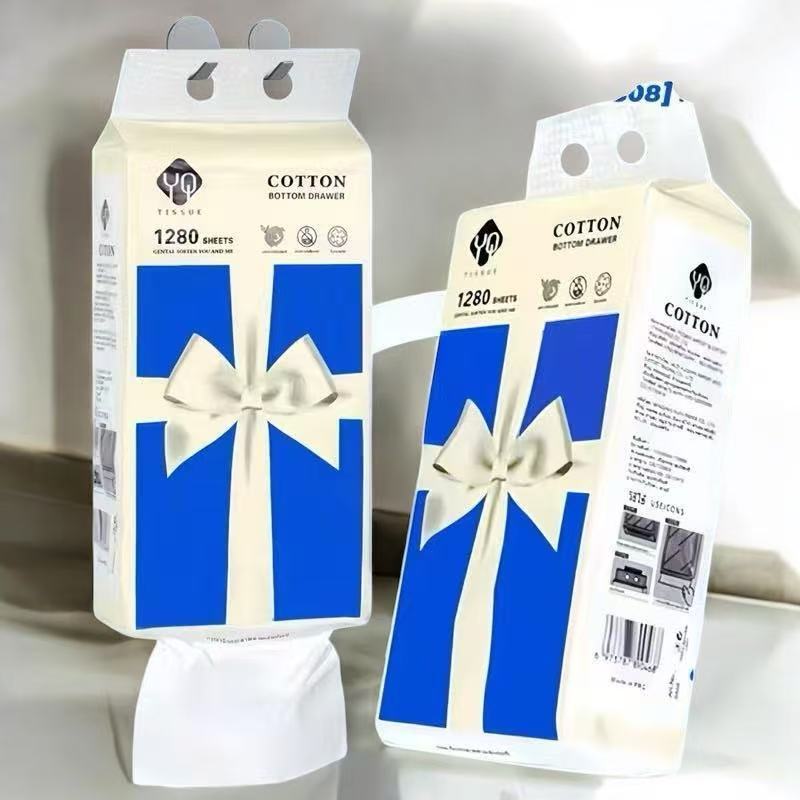 [Carton Of 16 Packs] 4-Layer Thick Hanging Tissue 1280 Sheets Wall-Hung ...