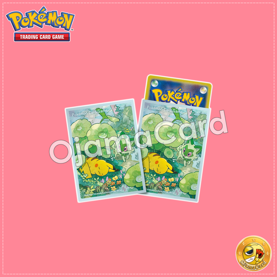 Pokémon Card Game Deck Shield | Sleeves-Pikachu & Nyaohha Nioh Ha (64ct ...
