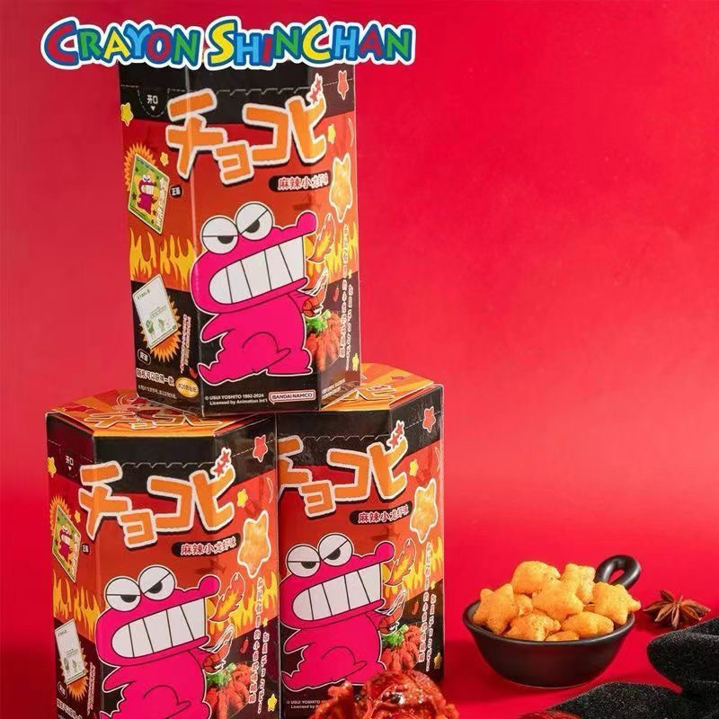 New Flavor Shin Chan Chocobi Spicy Shrimp Xiao Longxia Prawn | Shopee ...