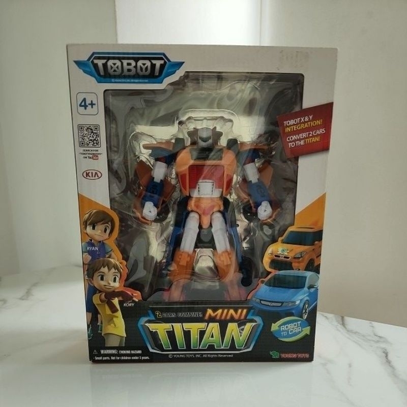 Tobot 2 Cars Combine Mini Titan Transformable Robots | Shopee Philippines