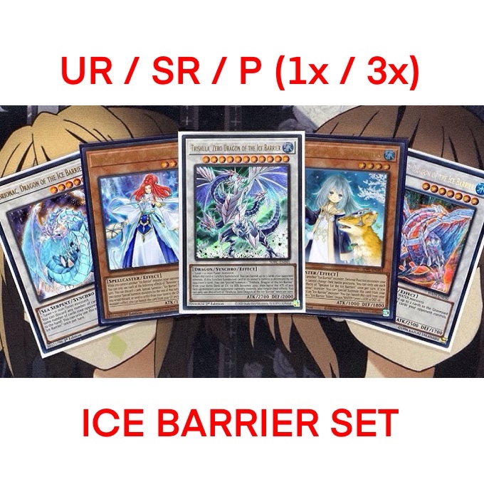 ORIGINAL Yu-Gi-Oh! Ice Barrier Set Terminal World UR/SR/Parallel Rare 1x/3x Card TW01-JP ...