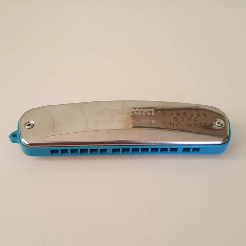 Suzuki Harmonica Mount Organ Model S-15C Single 15 Hole Made in Japan ...