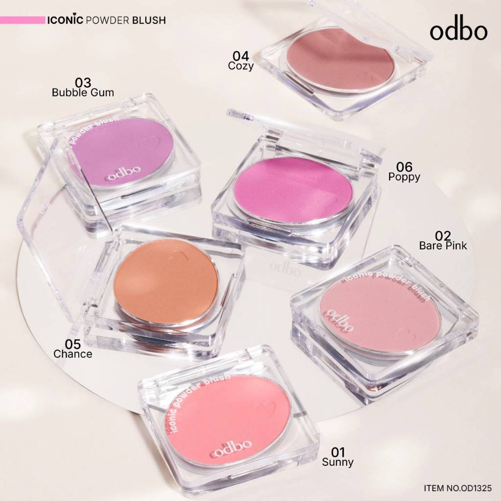 ODBO Ionic Powder Blush Iconic OD1325 | Shopee Philippines