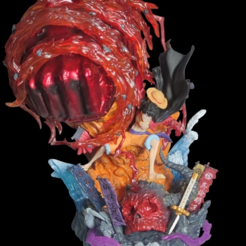 Luffy Model Gear 3 Red Rock Monkey D One Piece Pirate Anime Manga ...