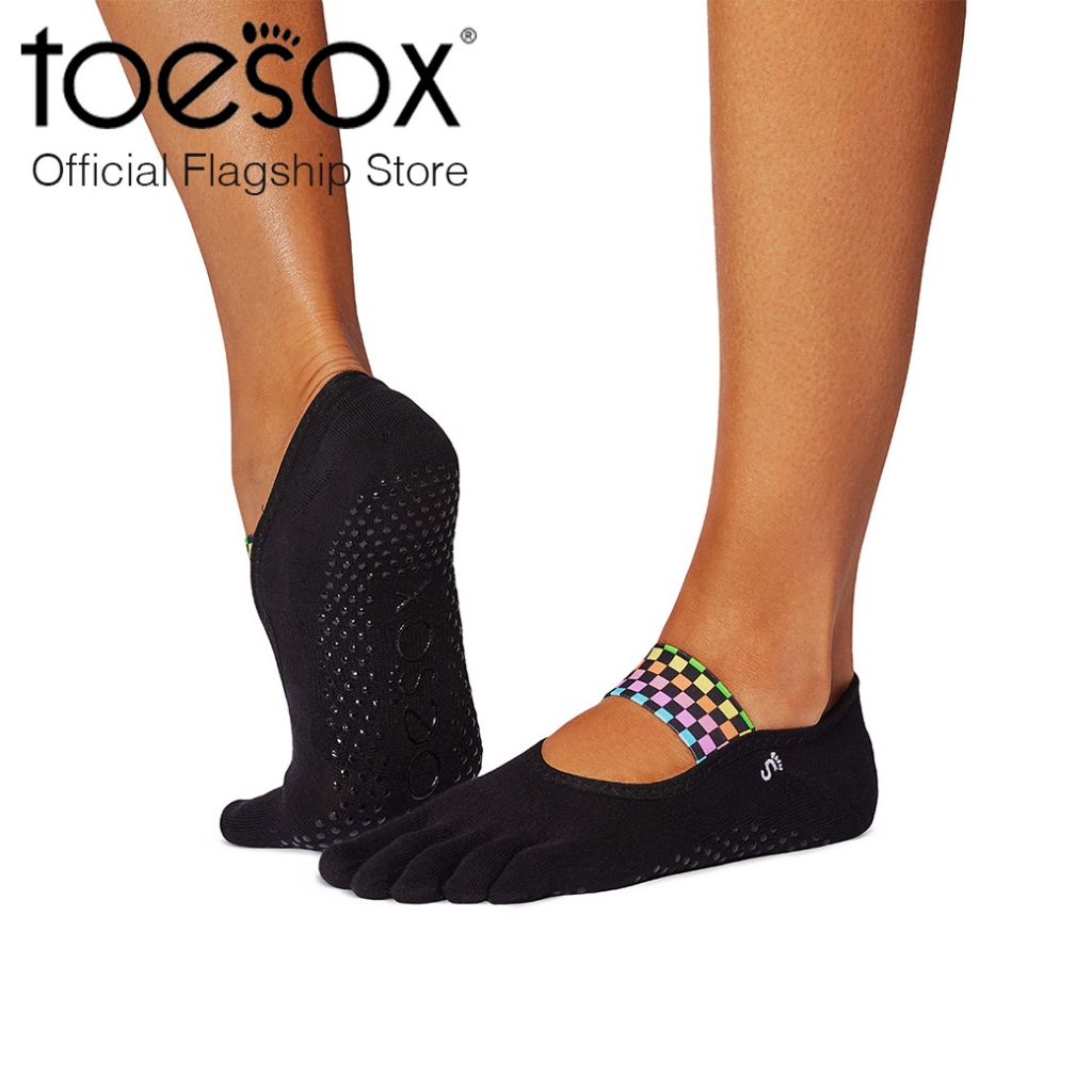 (New Spring 2025) ToeSox Grip Full Toe Mia Flash Non-Slip Socks Split ...