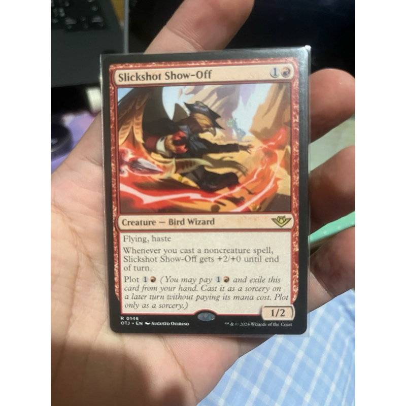 MTG Slickshot Show-Off Red Magic the Gathering EDH Card Set OTJ Ex-Nm ...