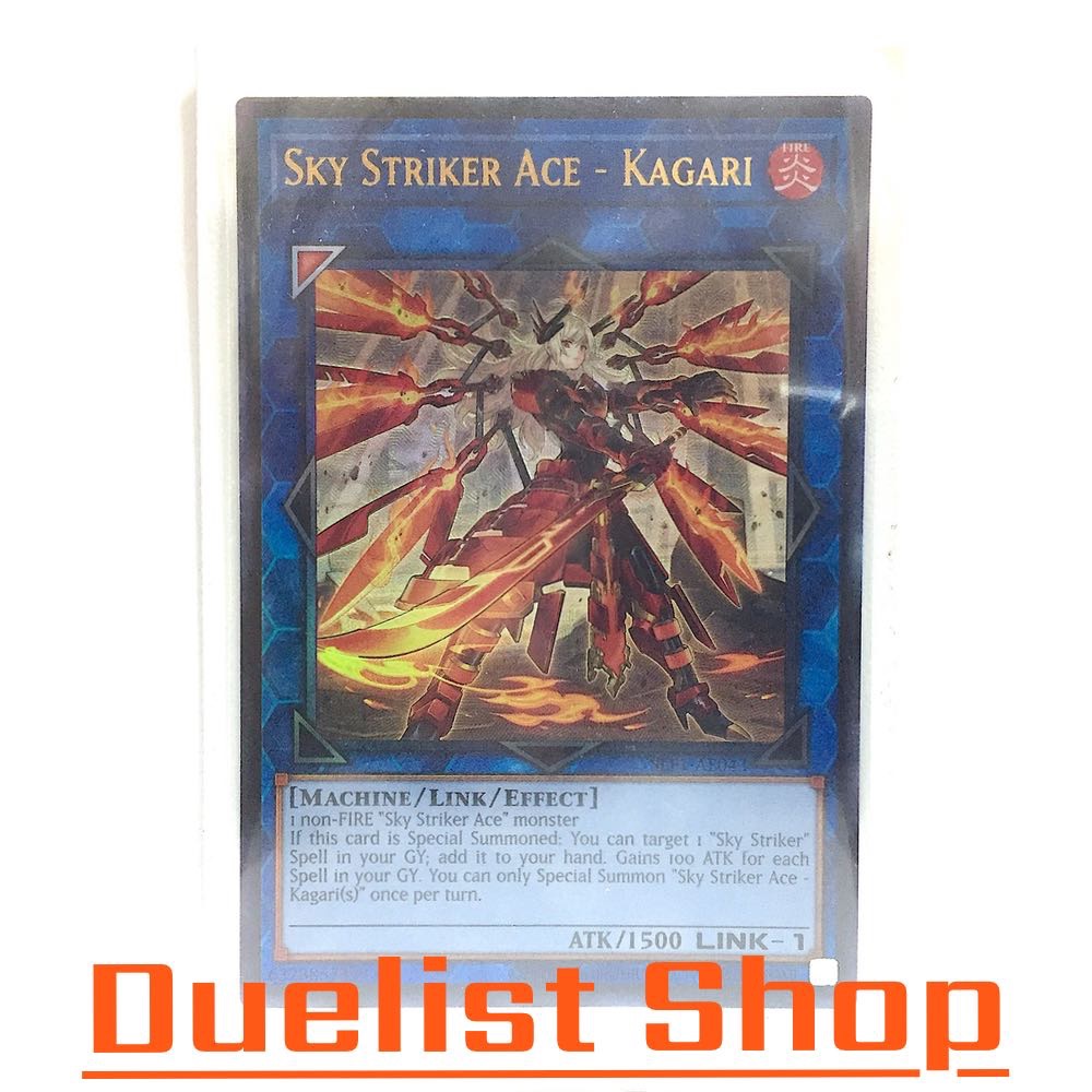 Sky Striker Ace-Kagari (alternate art) (UL) Monster Fire Link1 [Machine ...
