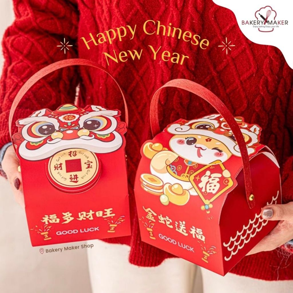 Chinese New Year Handle Box 6 Dragon & Snake Melts CNY | Shopee Philippines