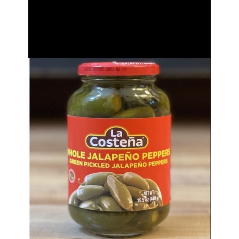 La Costena Whole Jalapeno Peppers in Glass Jar 2 x 440g-Mexico | Shopee Philippines