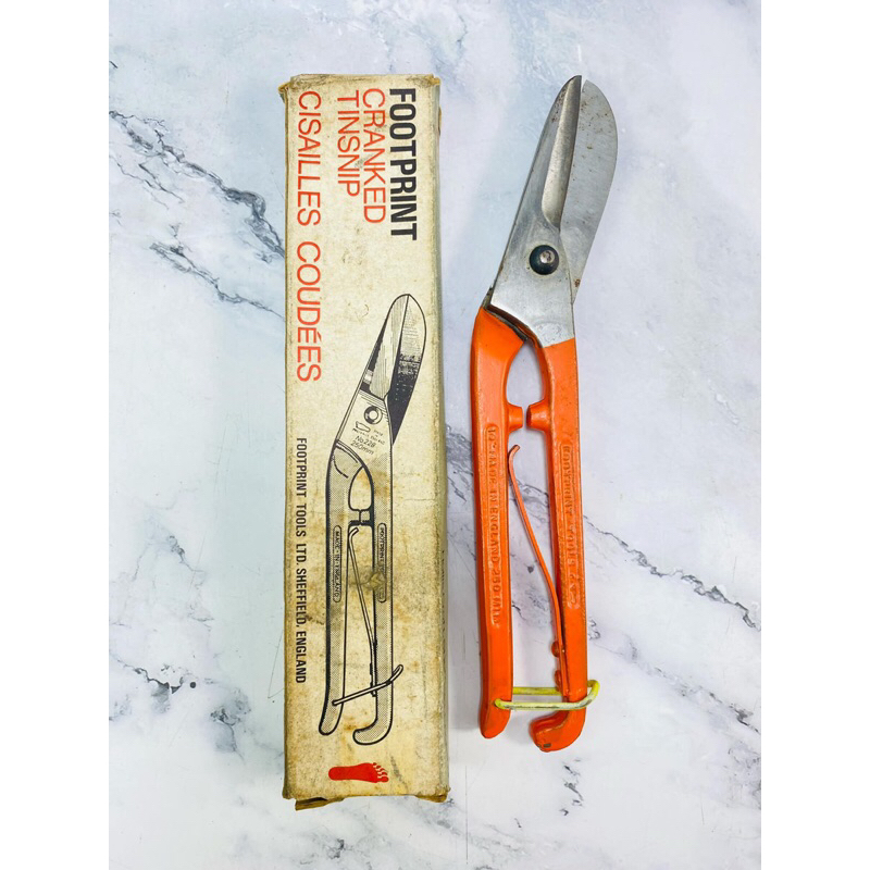 Zinc Cutting Scissors 250mm(10 ") FOOTPRINT MADE IN ENGLAND Rare (57 ...