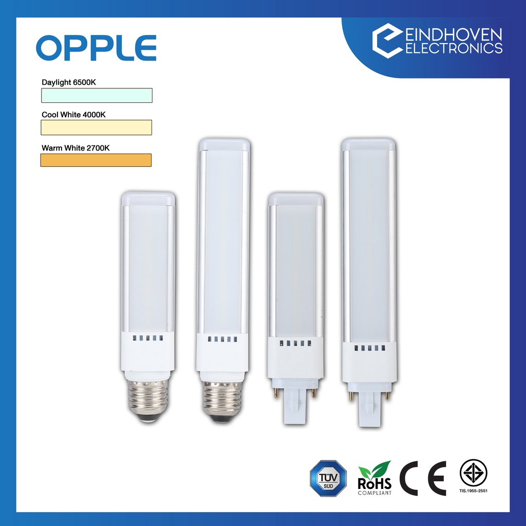 Opple LED Bulb Ecomax PLC Screw Pole E27 | Shopee Philippines