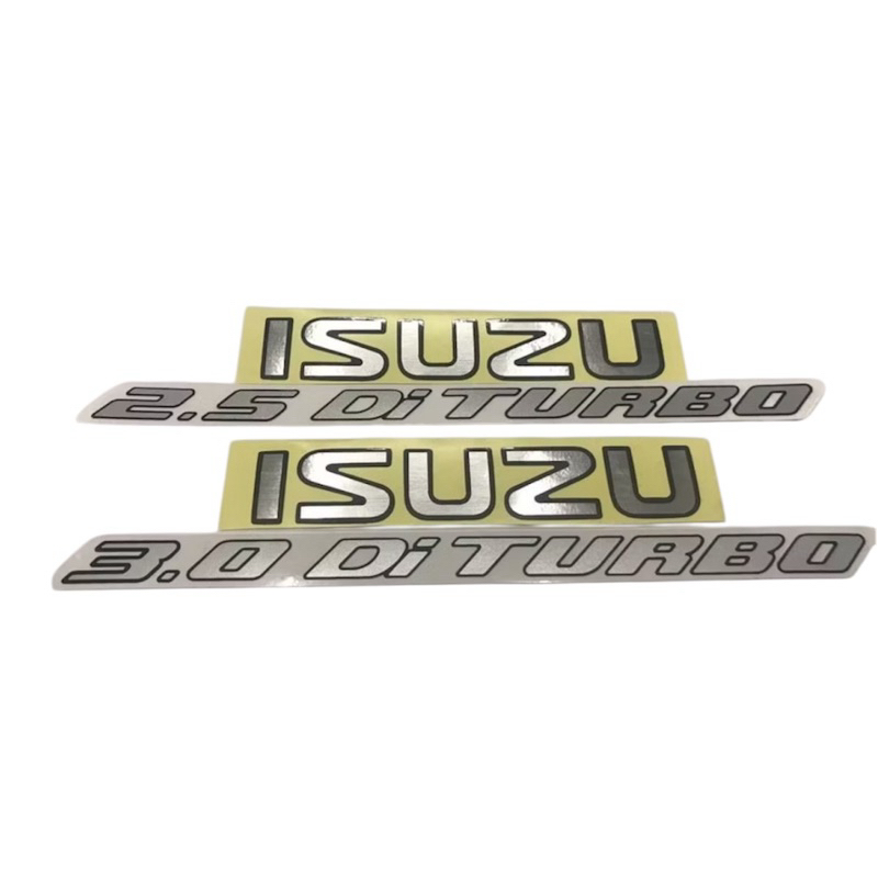 ISUZU 2.5 Di TURBO/3.0 Screen sticker For Rear Tailgate D-max Model 1 ...