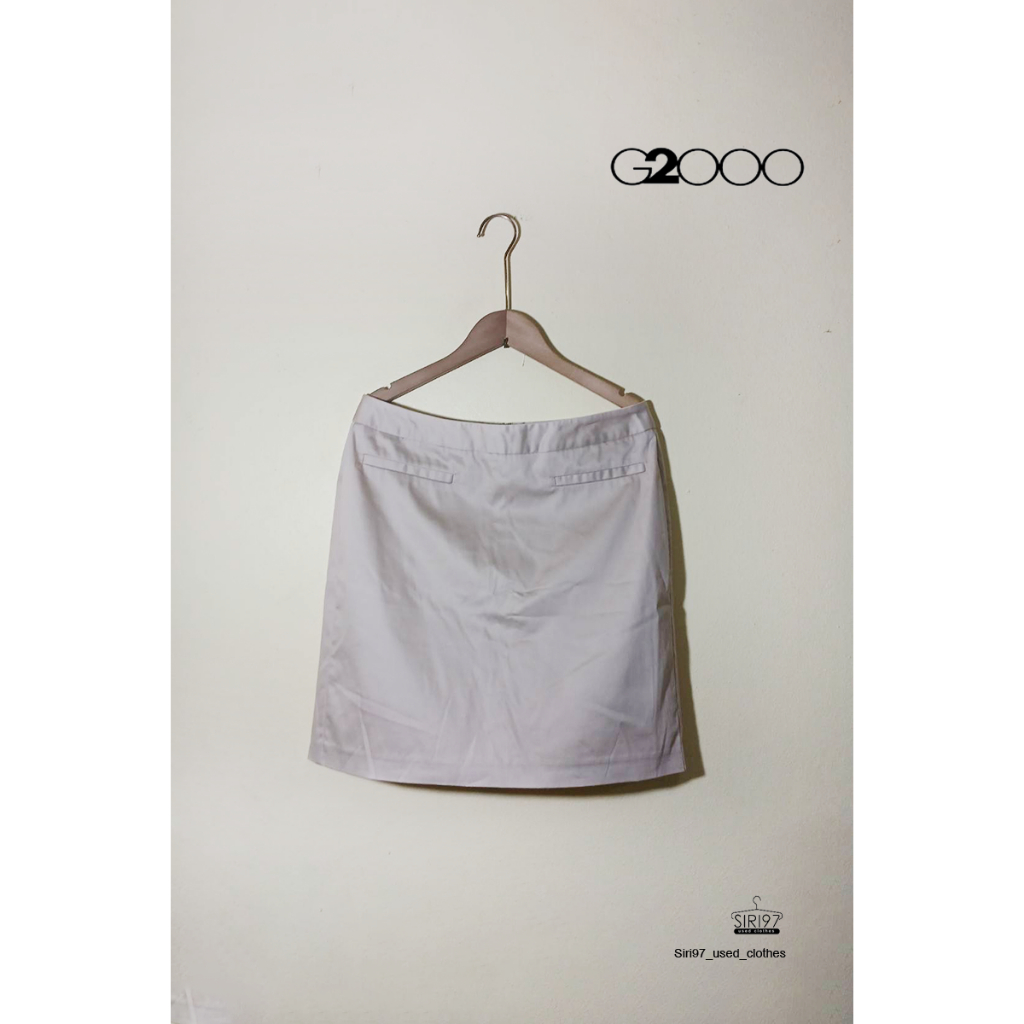 Work Skirt G2000 Cream Color Real Measurement Condition Waist Size 32 ...