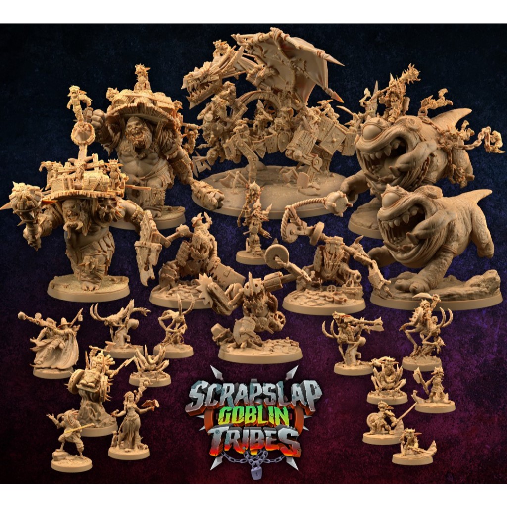 Scrap Slap Goblin-Model For DnD miniature [Made to order Parcel ...