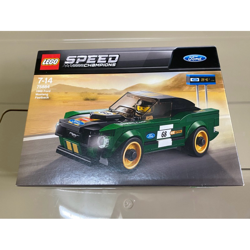Lego Speed Champions Building Blocks: 1968 Ford Mustang Fastback (75884 ...