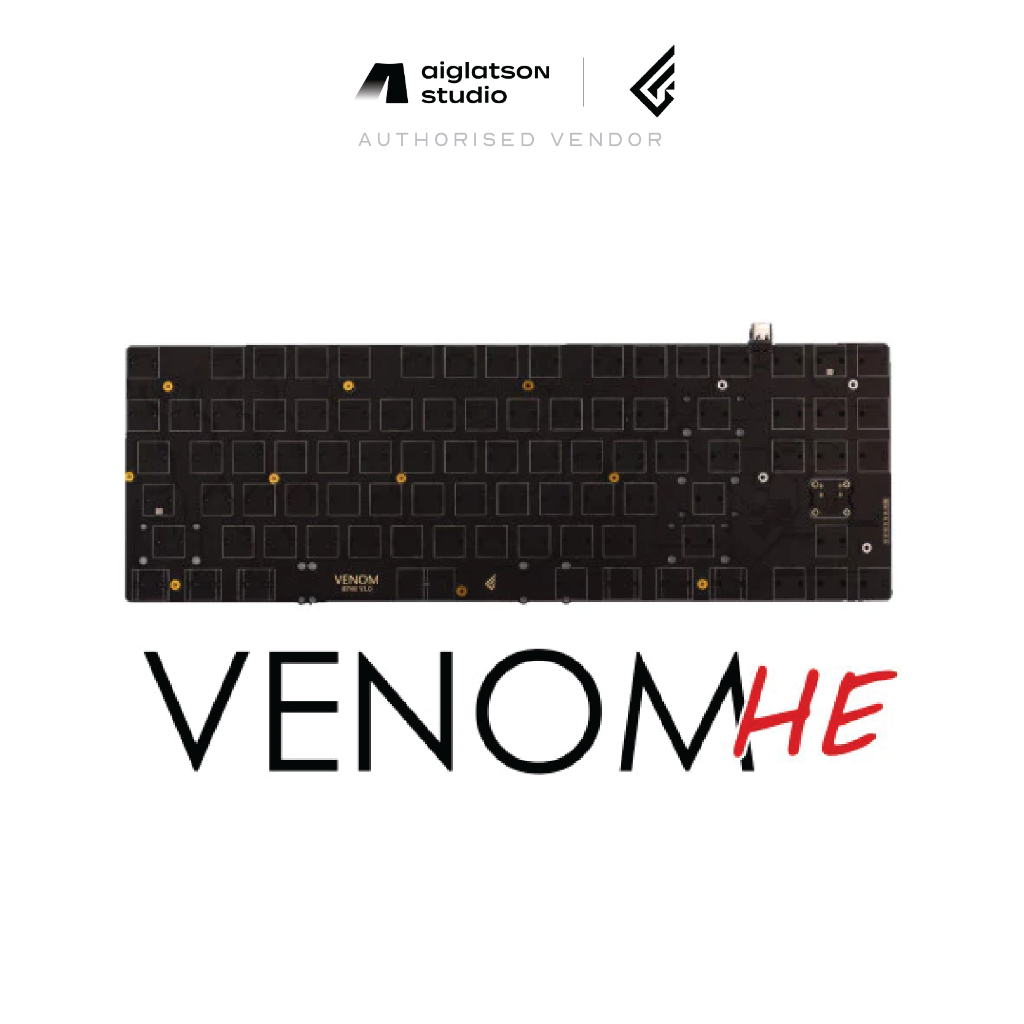 GEONWORKS Venom 87HE F12 PCB 8KHz-Mechanical Keyboard Circuit Board ...