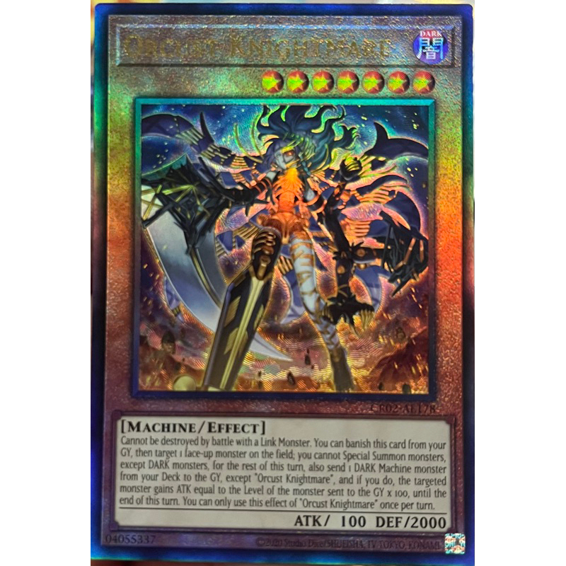 Yugioh Asia-Eng [CR02-AE178] Orcust Knightmare (Ultimate Rare) Original ...