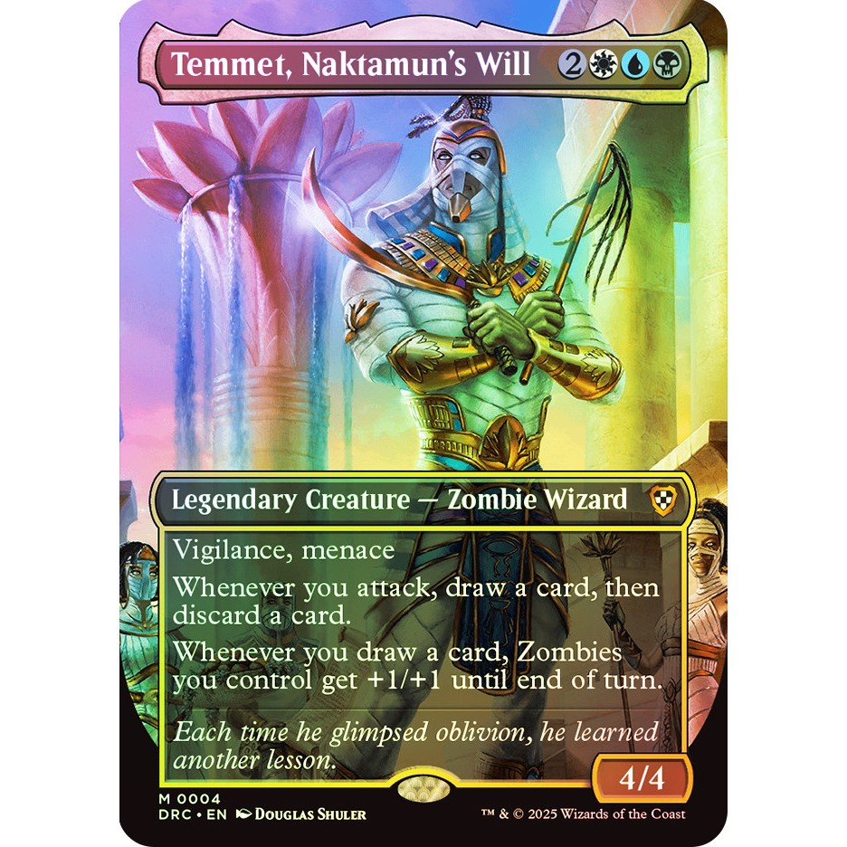 MTG: Aetherdrift Commander Decks Variants Foil: Temmet Naktamun's Will ...