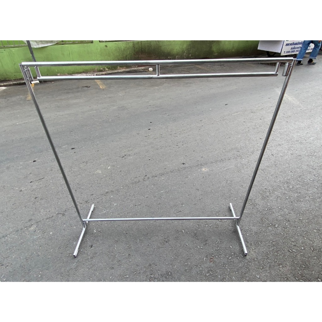 Steel Clothes Rack With A Beam In The Middle | Shopee Philippines