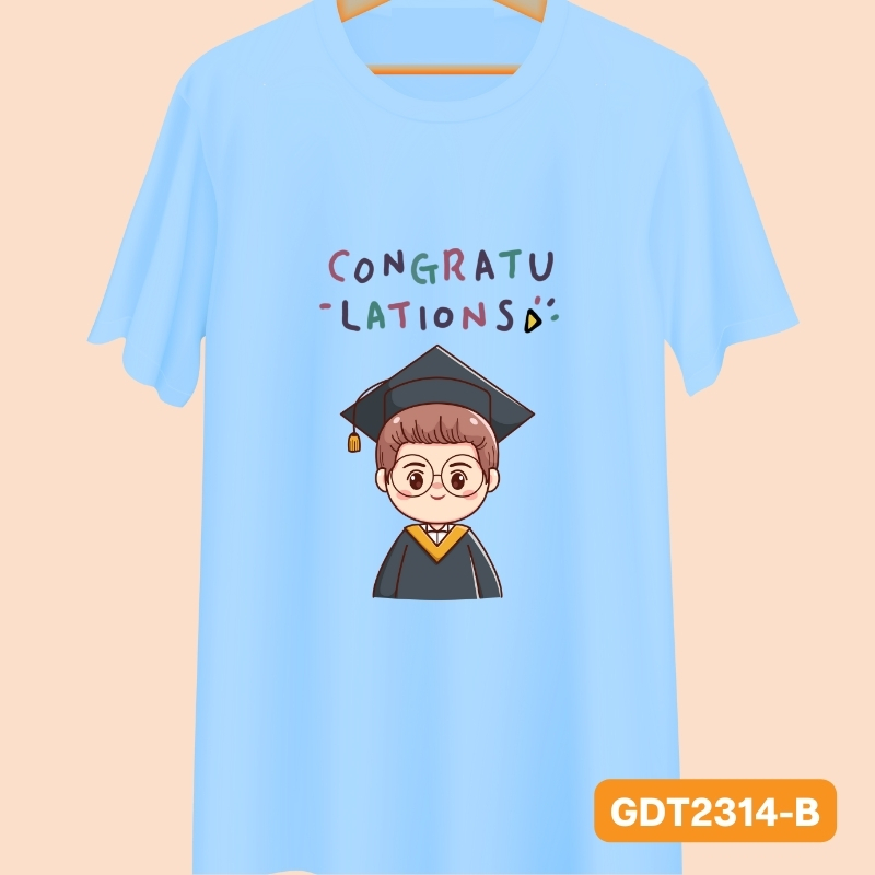 Graduation T-Shirt Gift With A Beautiful Pattern Screen congratulations ...