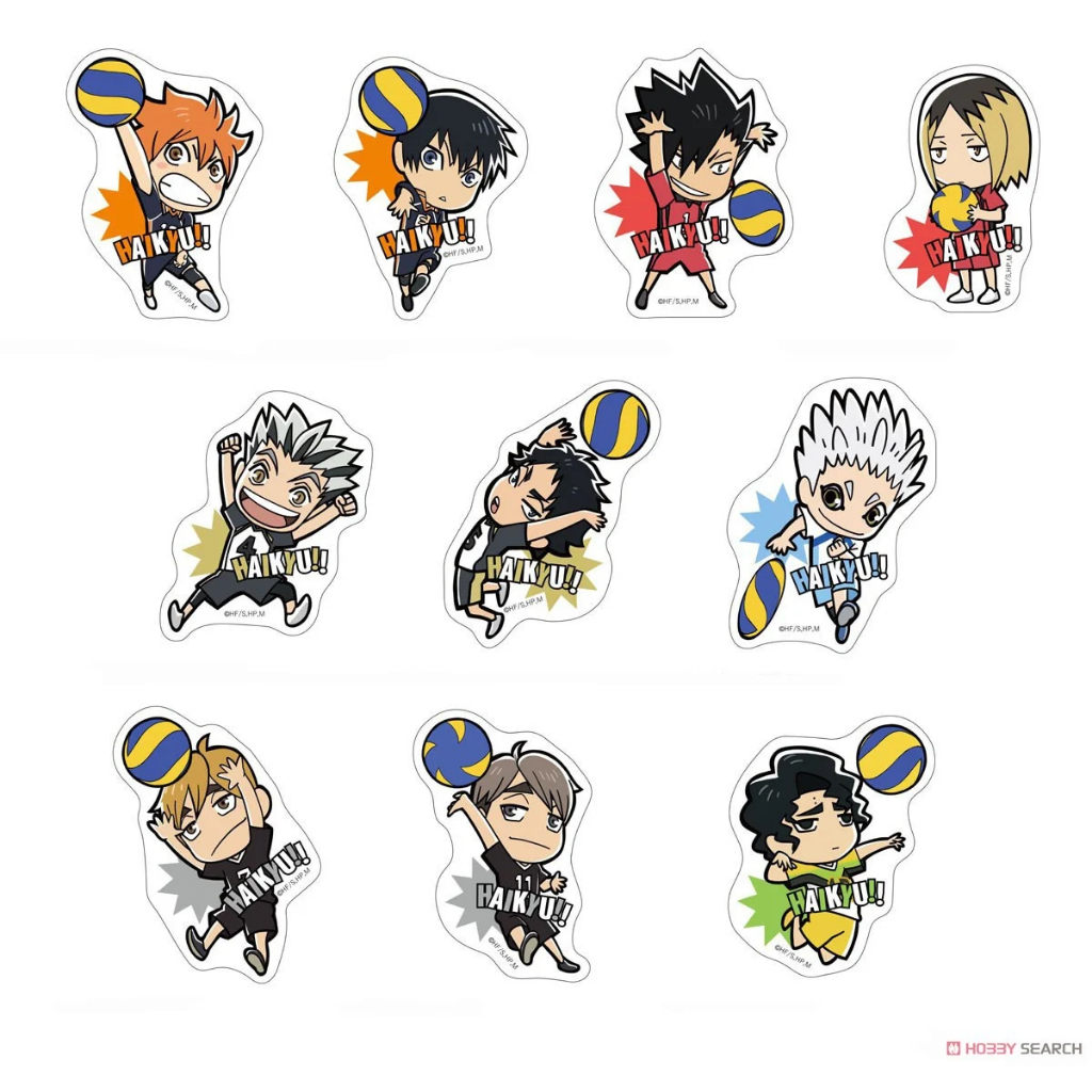 [Haikyuu] TO THE TOP Trading Acrylic Clip Badge Chibi Character From ...