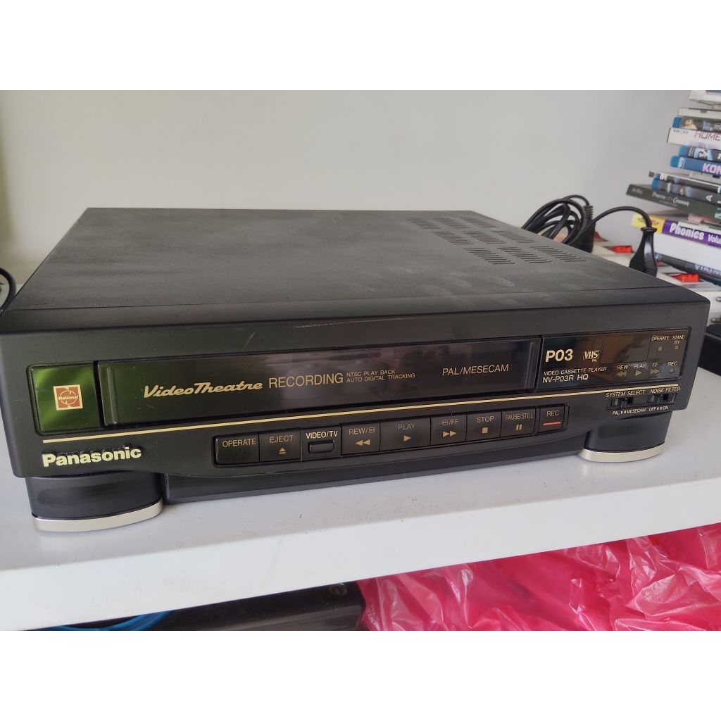 Panasonic VDO VHS Video Player Model Nv-P03AM Mono System Is Normal. | Shopee Philippines
