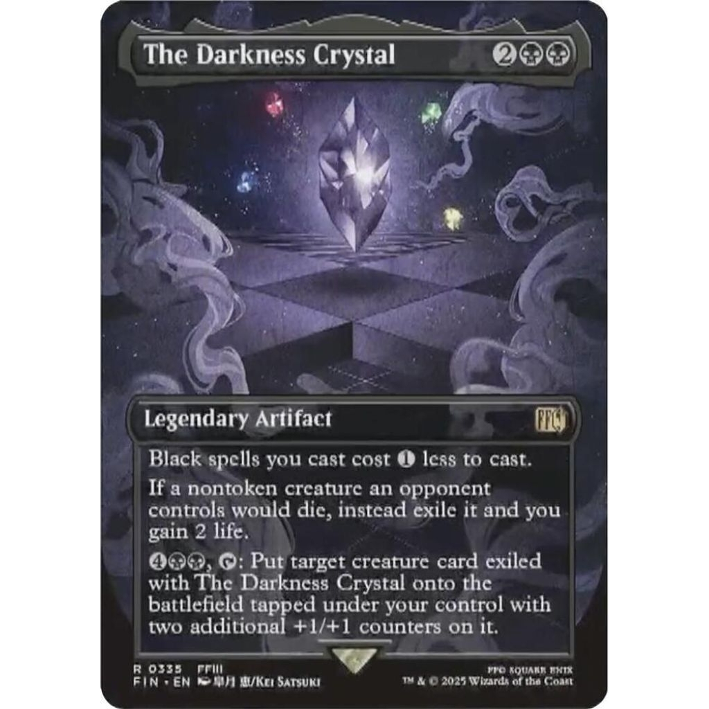 MTG : The Darkness Crystal (Borderless)-FINAL FANTASY (FIN) | Shopee ...